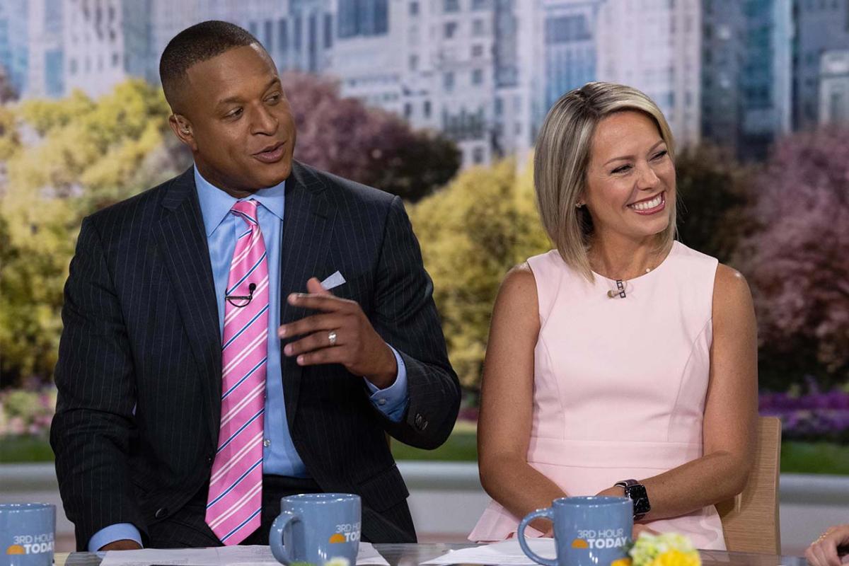 Craig Melvin declines to be seated next to Dylan Dreyer during an off-air Today show segment: "I ...