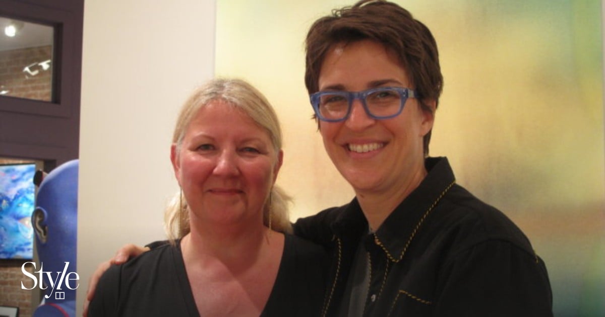 Rachel Maddow honored her partner of two decades, Susan Mikula, with a ...