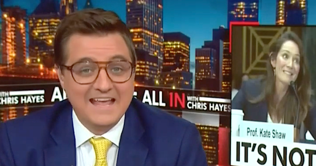 MSNBC presenter Chris Hayes shared a tense interaction between his ...