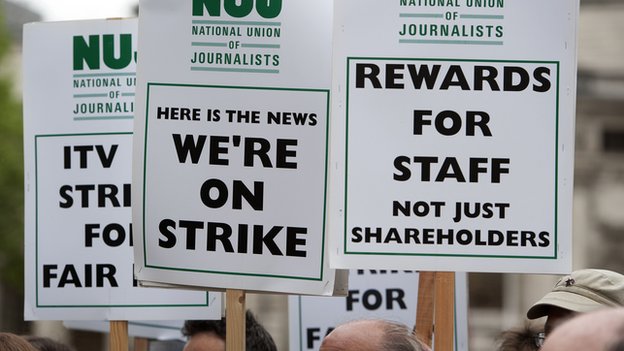 A team of ITV employees are set to go on STRIKE as management has ...