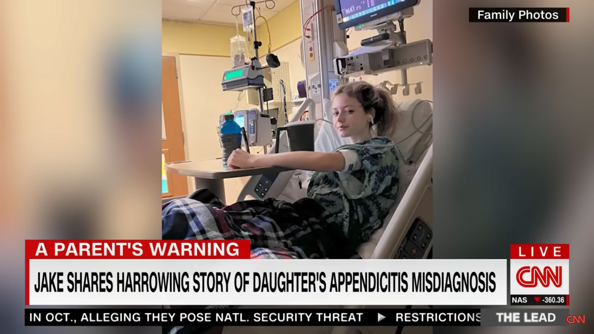 Jake Tapper's daughter was urgently taken to the hospital in a serious ...