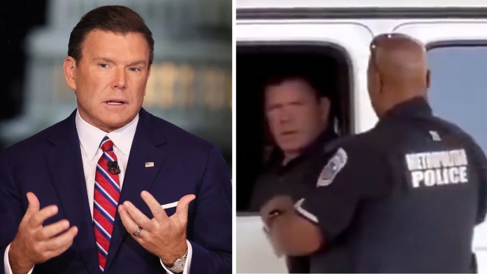 A popular clip showing Fox News anchor Bret Baier being questioned by ...