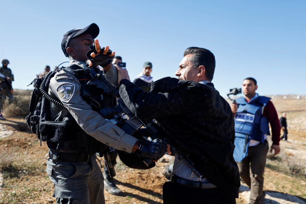 The special protective gear that ITV television journalists in Israel ...