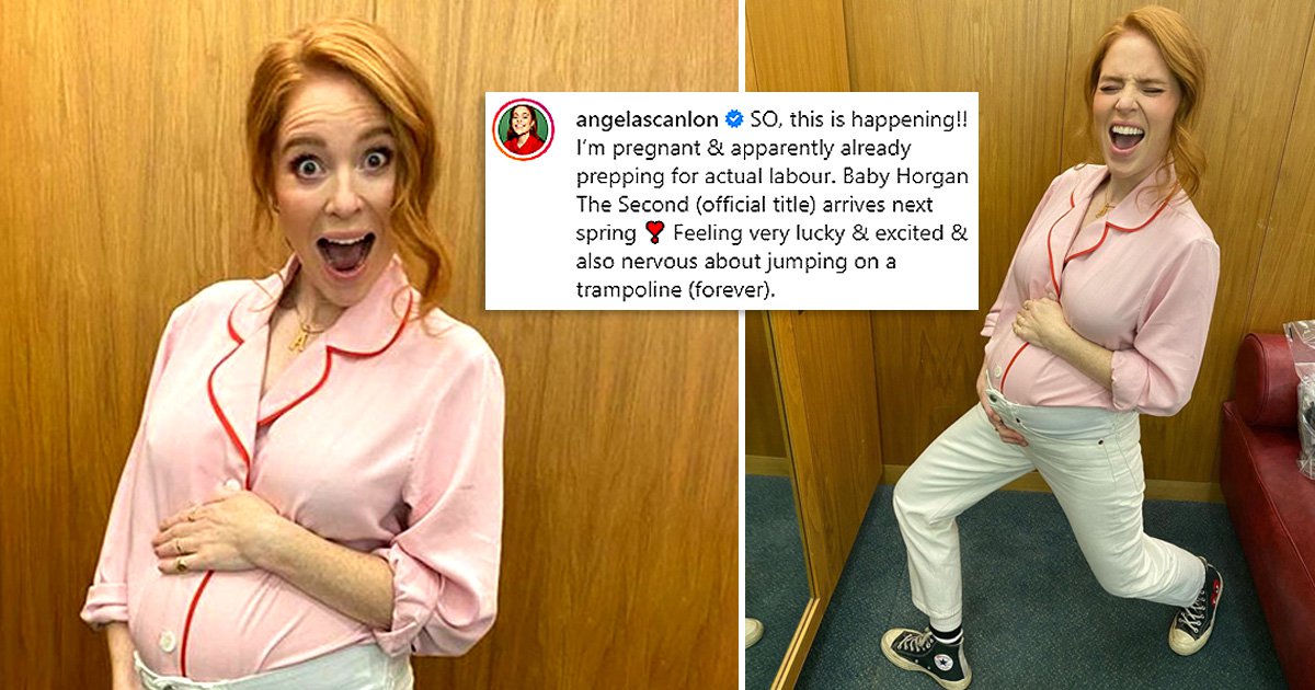 Angela Scanlon happily shared on This Morning that she is getting ready ...